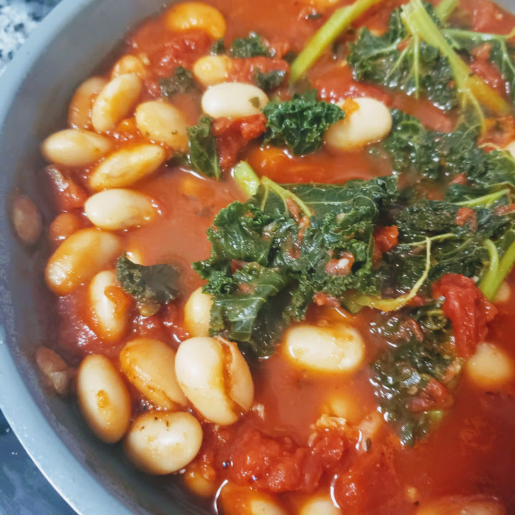 Beans in Tomato Sauce Two Ways: English + Continental - Vegetarian Fork